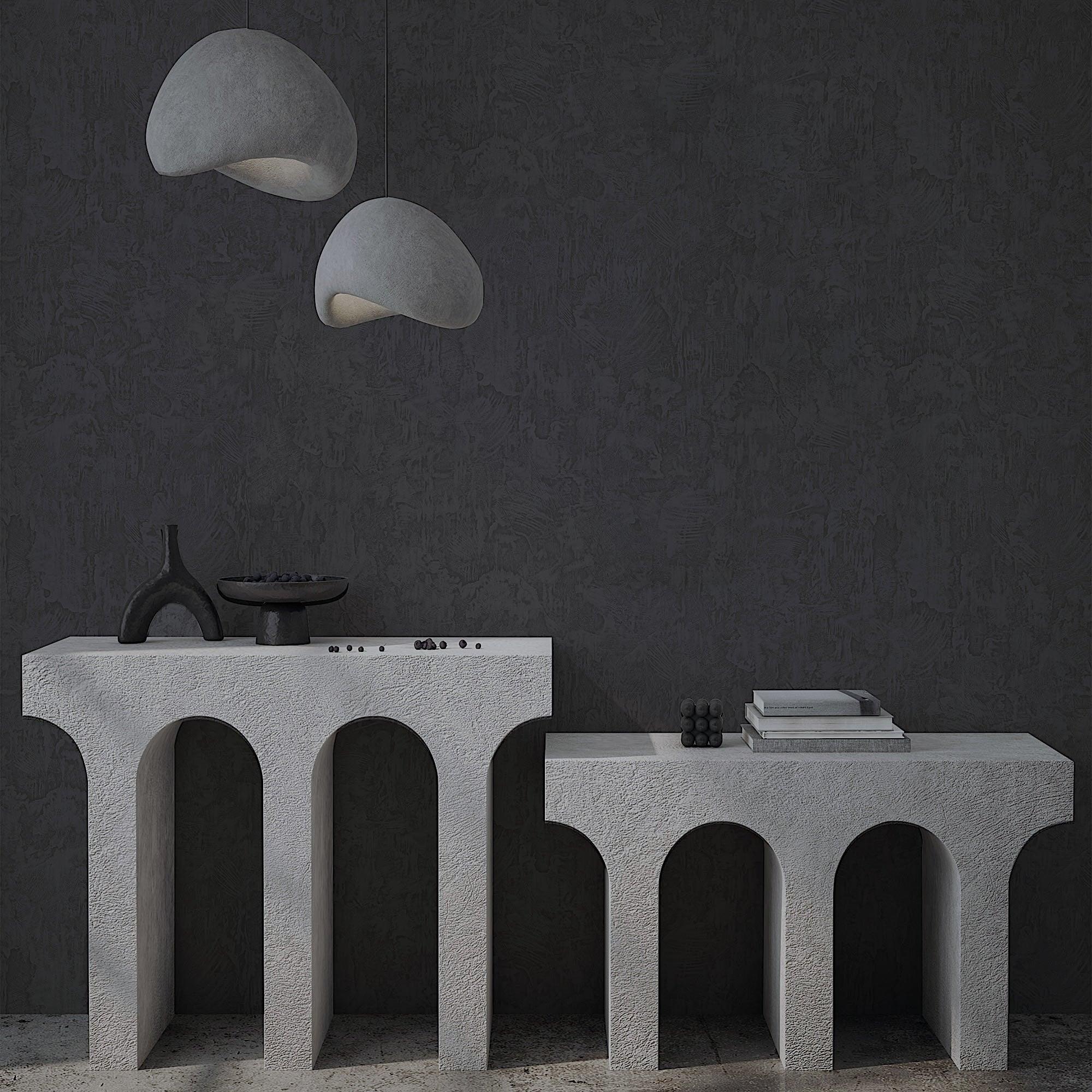 solid black textured wallpaper