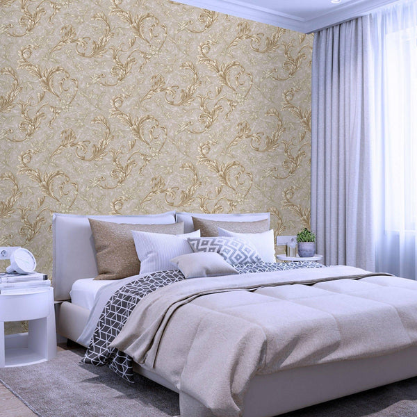 Adawall Wallpaper Store in Houston Luxury Beige Striped Embossed ...