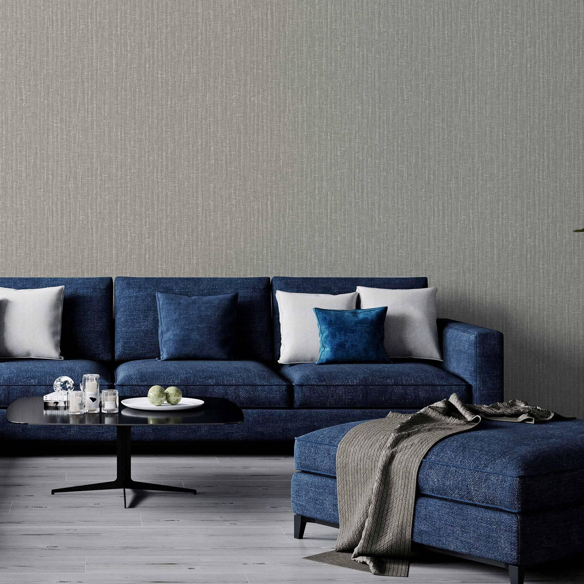 Adawall Wallpaper Store in Houston Modern Plain 3D Embossed Wallpaper ...